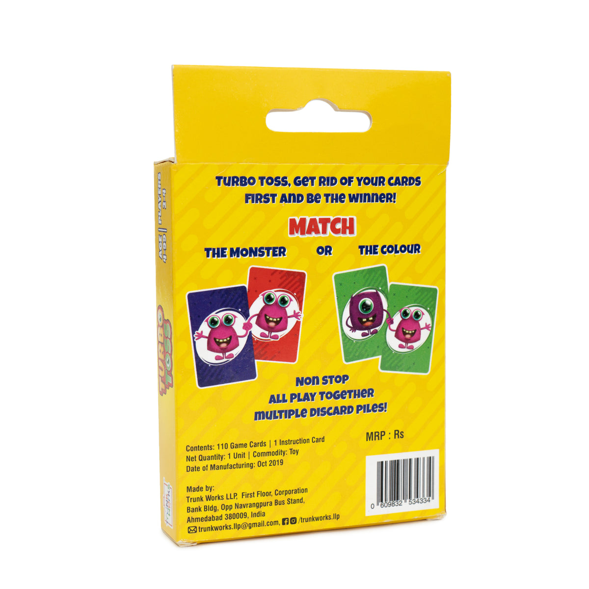 Buy Trunk Works Turbo Toss Card Matching Game for Kids age 4Y